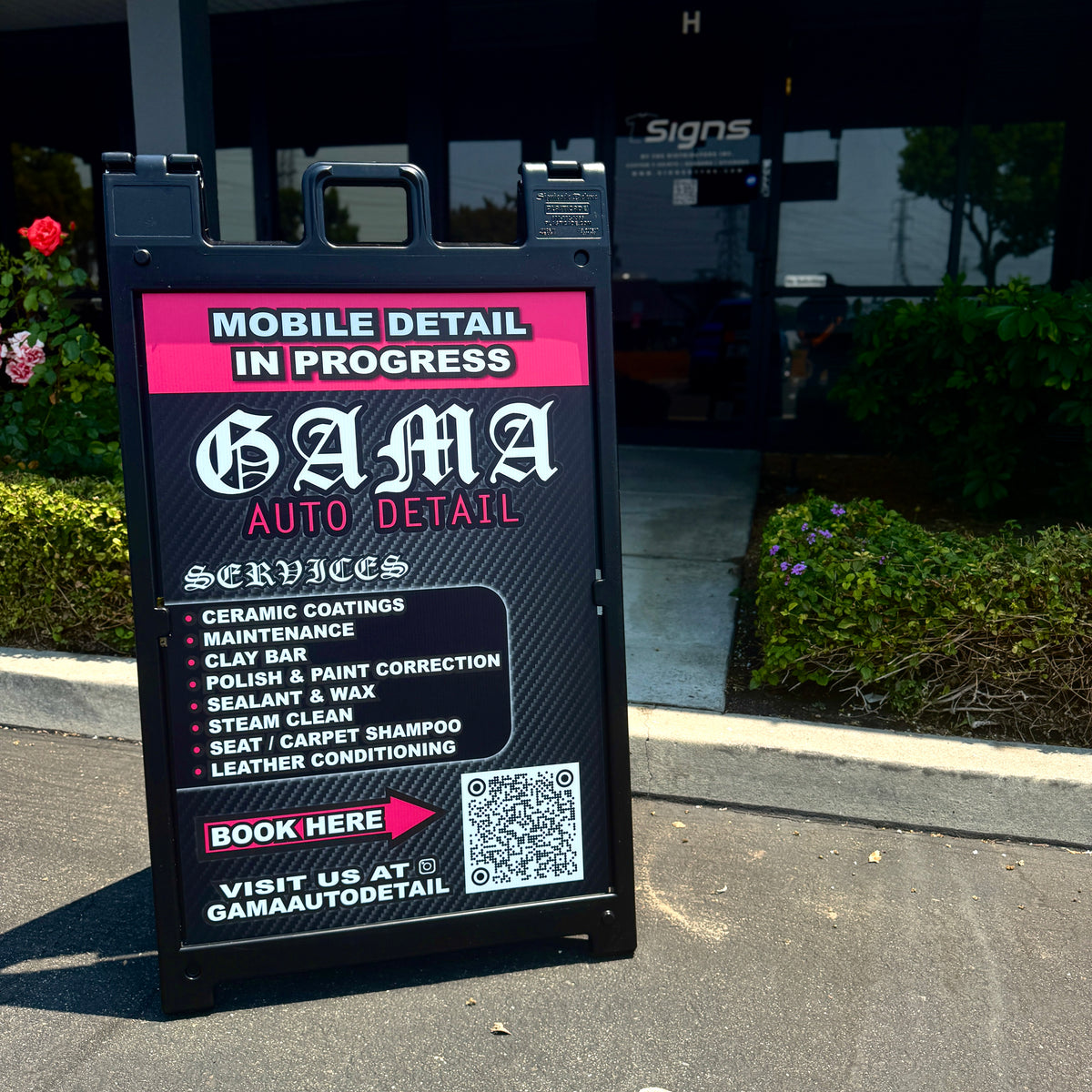 Heavy Duty A-FRAME w/prints – Signs by fds